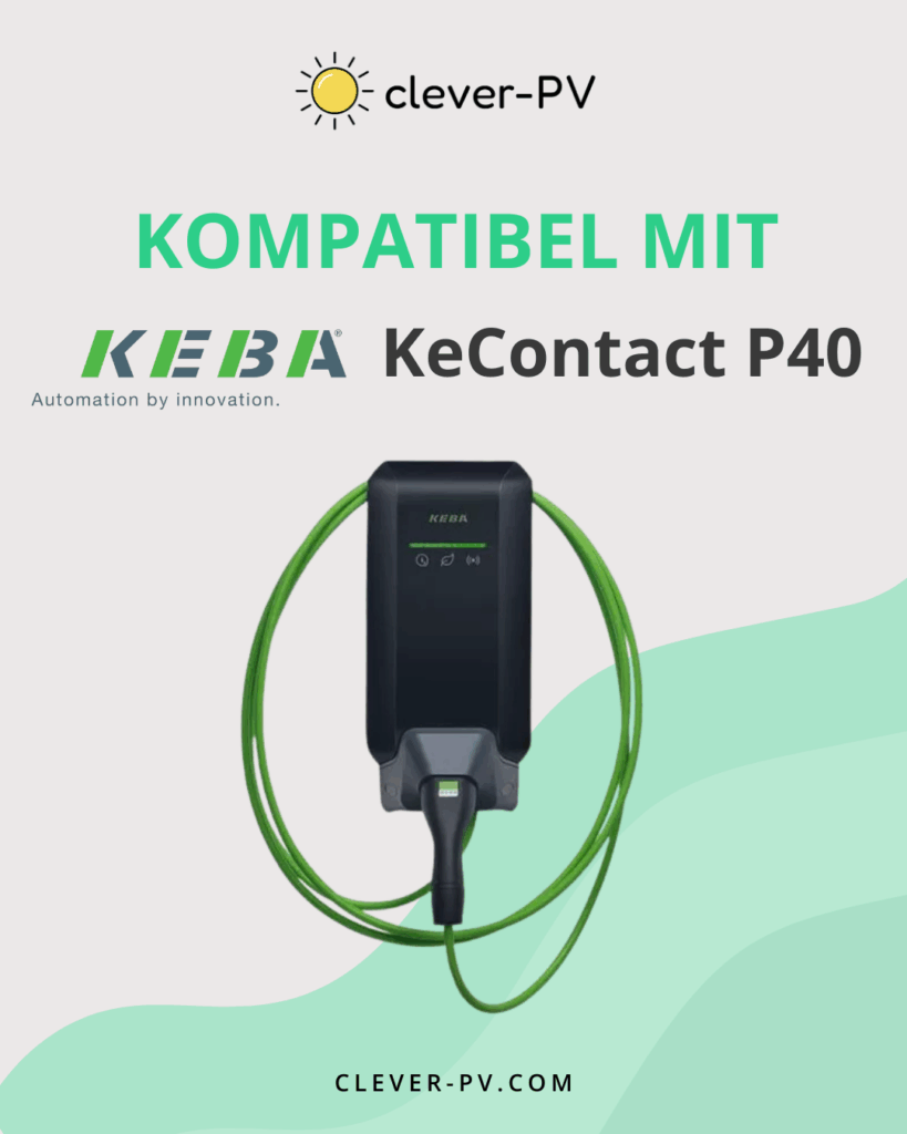 Neue Wallbox-Integration KEBA KeContact P40 - clever-PV