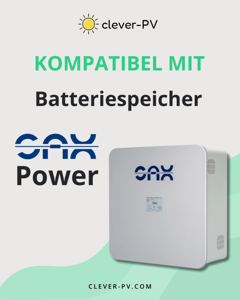 Batteriespeicher SAX Power jetzt mit clever-PV kompatibel - clever-PV